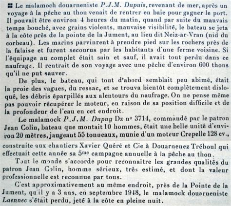 Le Malamok Douarneniste P J M Dupuis Bagou Coz Dz