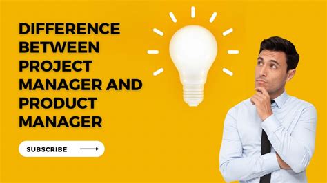Difference Between Project Manager And Product Manager Youtube