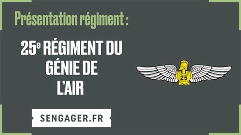 Présentation du 25ème Régiment du génie de l air YouTube