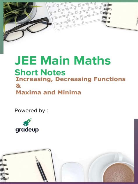 increasing decreasing function and maxima minima notes for jee main pdf 67 pdf pdf maxima