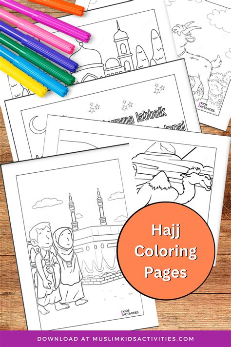 Hajj Coloring Sheets Pack