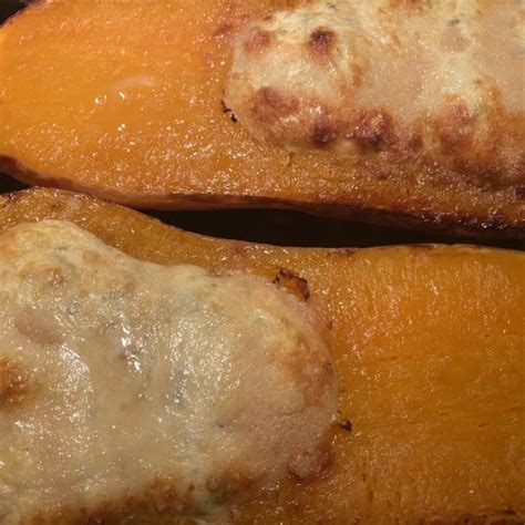 Recette Butternut Farcie Au Fromage Frais Lardon Et Parmesan