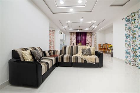 House Design For 3 BHK Flat In Hyderabad Livspace
