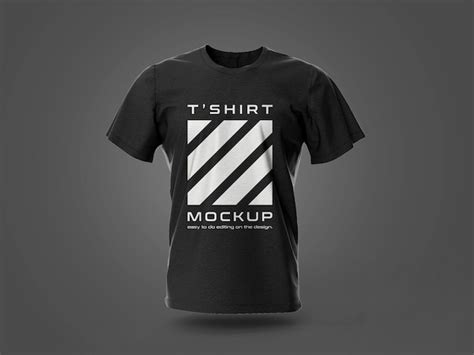 Maqueta De Camiseta Negra Premium Archivo PSD Premium