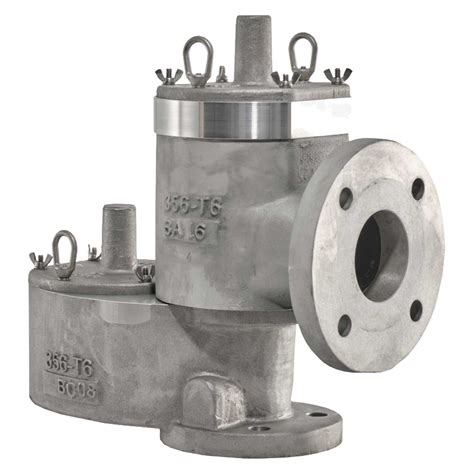 12F TWW 0 Biogas Pressure Vacuum Relief Valve With Pipe Away Groth Biogas