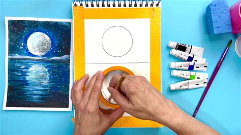 Dibujo Facil De Luna Llena