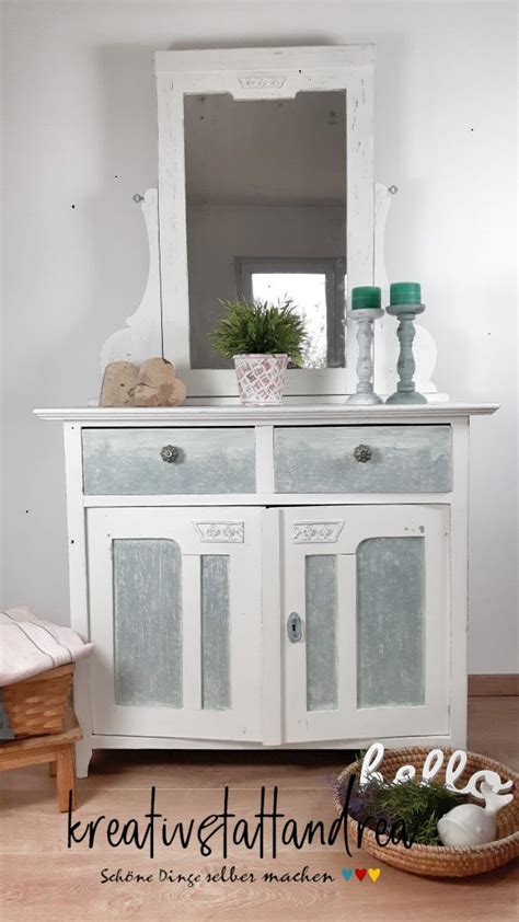 DIY Shabby Chic Möbel mit Kreidefarbe streichen Anleitung