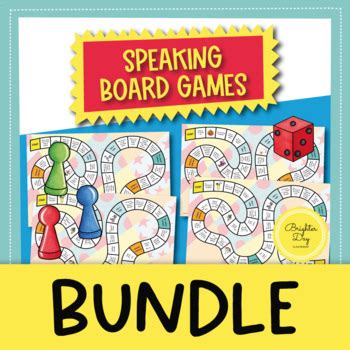 Speaking Board Games For The English Esl Efl Classroom Growing Bundle