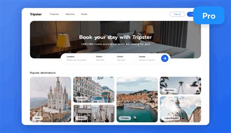 Hotel Booking Website Design Template Uizard