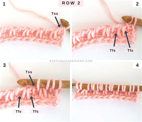How To Crochet A Beautiful Tunisian Ribbed Stitch The Saloniki Stitch