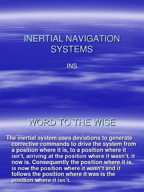 13 inertial navigation systems 2 inertial navigation system gyroscope