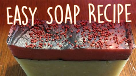 Making Cold Process Soap With Recipe How To Make Soap From Scratch