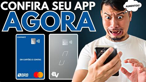 BRB AUMENTANDO LIMITES SEM NOTIFICARD E O BANCO BV VAI LIBERAR CASHBACK