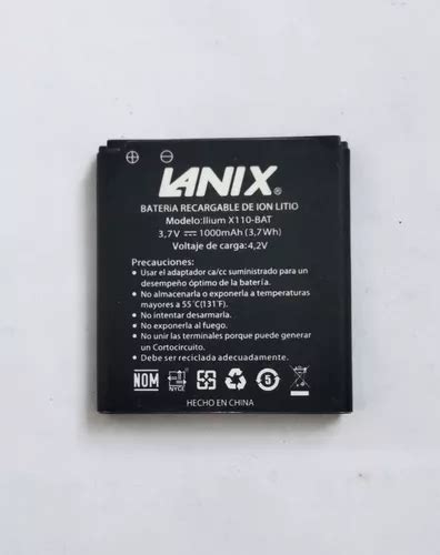 Pila Bateria Original Lanix Ilium X110 MercadoLibre