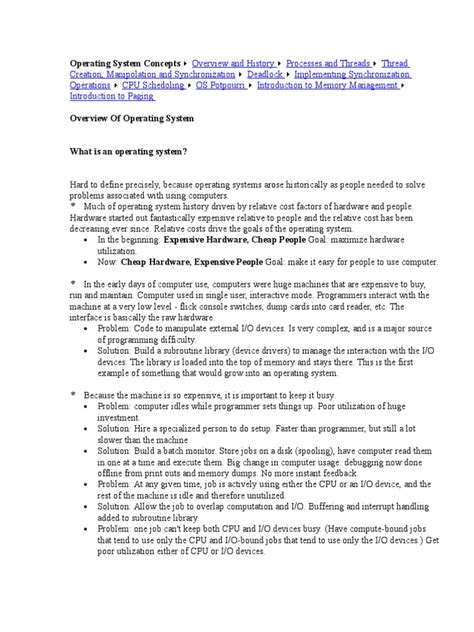 operating system concepts pdf process computing operating system