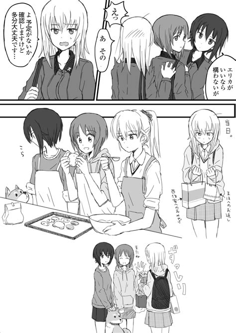 Nishizumi Miho Nishizumi Maho And Itsumi Erika Girls Und Panzer Drawn By Mutsulayergreen