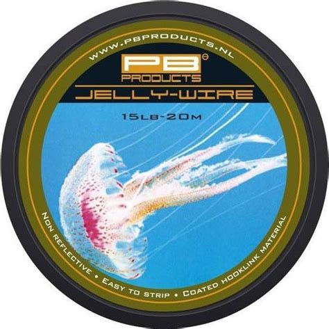 PB Products Jelly Wire Gecoat Onderlijn Materiaal 20 Meter Silt