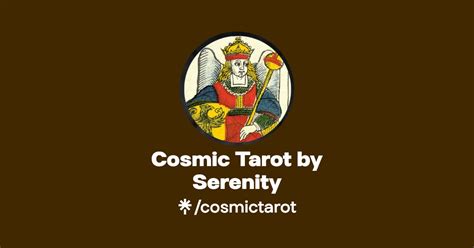 Cosmic Tarot By Serenity Instagram Facebook Linktree