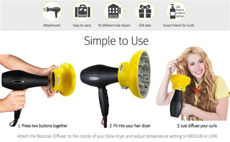 Hairizone Diffuseur universel pour sèche cheveux avec embout D 4 3 6