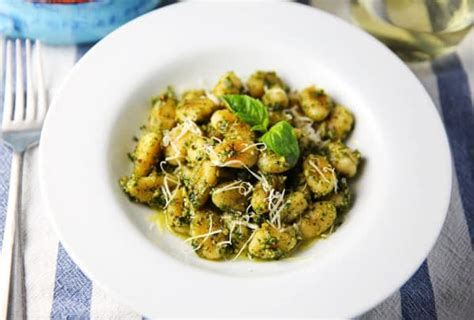Pan Fried Gnocchi With Basil Pesto Tastefulventure