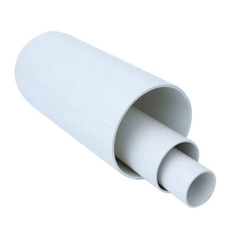 DN75mm Pn8 Plastic Grey Color PVC Pipe UPVC Pipe MPVC Pipe For Coupling