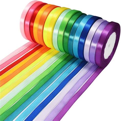 Ruban Pour Couture Limics24 Satin Mixte Coloris 10Mm X 22 8M