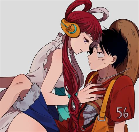 Monkey D Luffy And Uta One Piece And More Drawn By Nai Danbooru