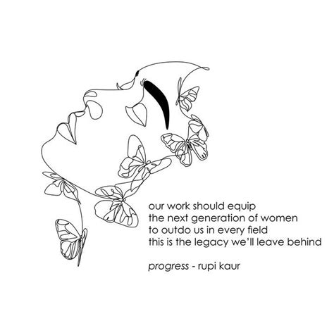Line Illustration For Book Poems Rupi Kaur Line Drawin On Behance