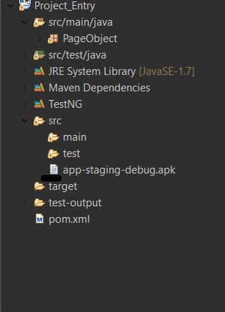 Java Appium Org Openqa Selenium SessionNotCreatedException Stack