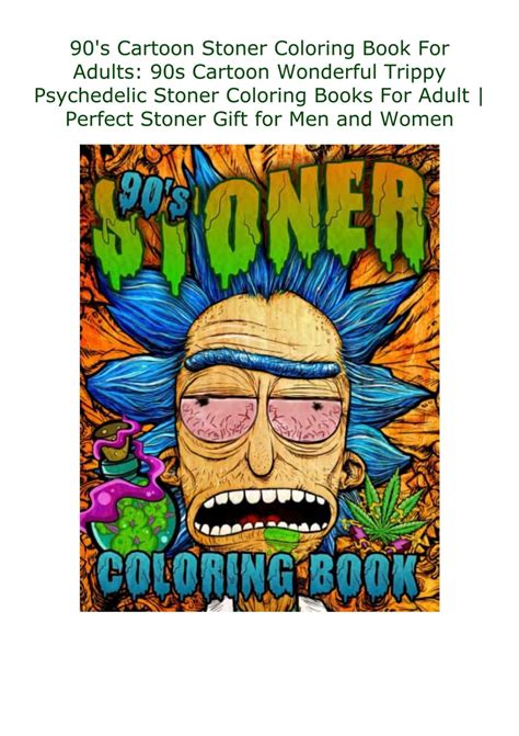 PDF 90 S Cartoon Stoner Coloring Book For Adults 90s Cartoon Wonderful