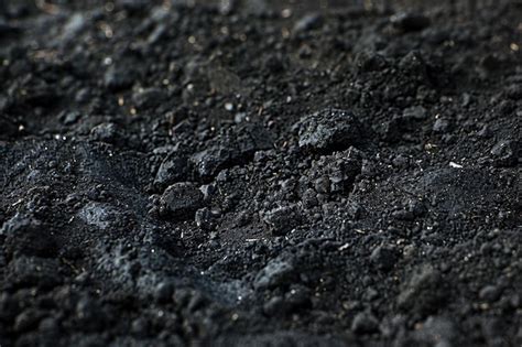 Black Soil Texture Premium AI Generated Image