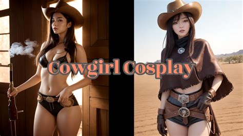 Cowgirl Cosplay 4K AI Art Lab YouTube