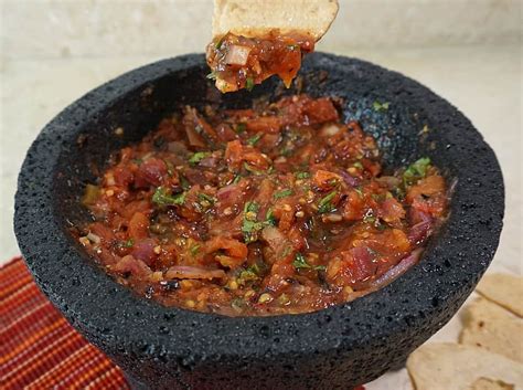Molcajete Roasted Salsa Roasted Tomato and Jalapeño Salsa