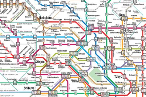 Toei Subway Map Vlr Eng Br