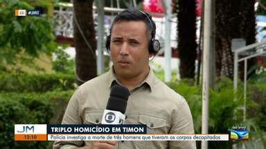 JMTV 1ª Edição Polícia investiga a morte de três homens que tiveram