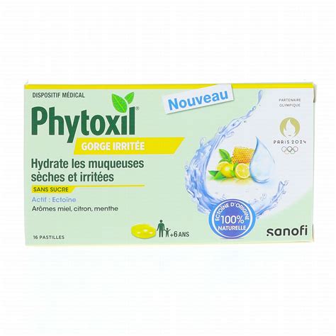 PHYTOXIL Pastilles Gorge Irritée x16 Pharmacie Prado Mermoz