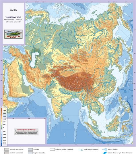 Mapa Fizyczna Azji Diagram Quizlet