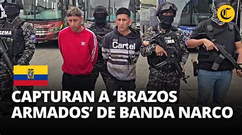 ECUADOR Capturan A Brazos Armados De La PRINCIPAL BANDA NARCO Del