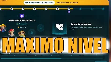 Como MEJORAR Un PUEBLO ALDEA A Nivel 10 En LEGO FORTNITE YouTube