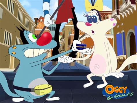 Oggy And The Cockroaches Olivia Wallpaper