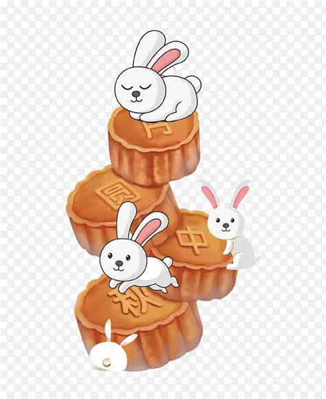 卡通手绘中秋月饼插画PNG图片素材下载 图片编号qxgvmevy 免抠素材网