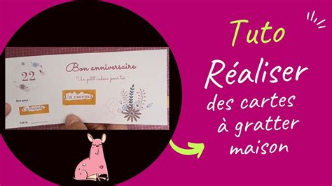 Comment R Aliser Vos Propres Cartes Ou Tickets Gratter Maison
