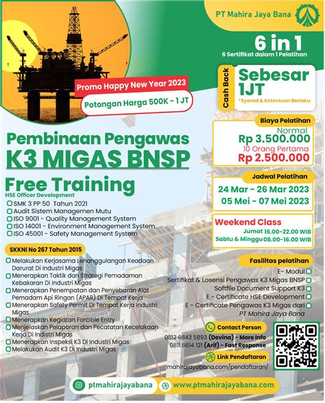 Pelatihan Pengawas K3 Migas Mahira Jaya Bana Sertifikasi K3 Terbaik