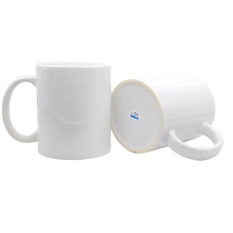 Caneca Branca Resinada para Sublimação Tinta para