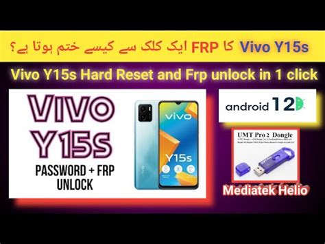 Vivo Y S V Hard Reset Frp Unlock In Click With Umt Pro
