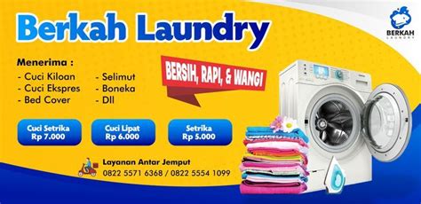 Laundry Banner Desain Brosur Brosur Spanduk
