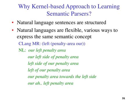 ppt a kernel based approach to learning semantic parsers powerpoint presentation id 4501812