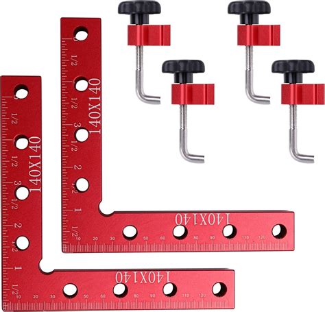 Degree Positioning Squares Right Angle Clamps Aluminium Alloy