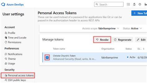 use personal access tokens azure devops microsoft docs