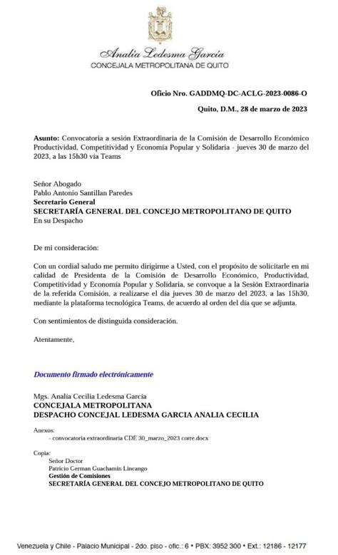 Analía Ledesma García on Twitter Mónica en mi calidad de Presidenta